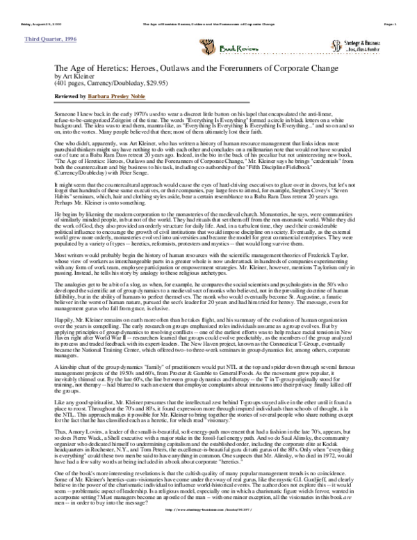 (PDF) The age of heretics : heroes, outlaws, and the forerunners of ...