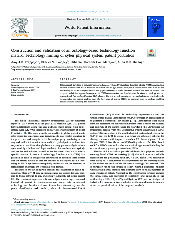 (PDF) Construction and validation of an ontology-based technology ...