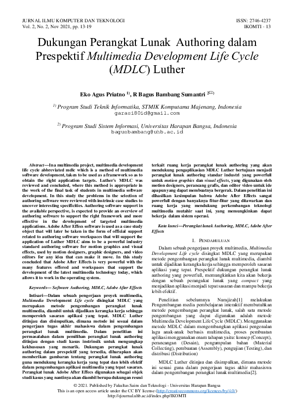 (PDF) Dukungan Perangkat Lunak Authoring dalam Prespektif Multimedia ...
