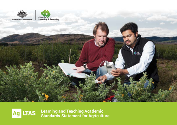 (PDF) Learning and Teaching Academic Standards Statement for Agriculture