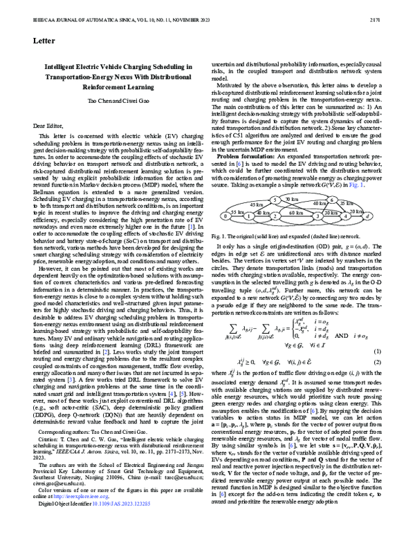 Pdf Intelligent Electric Vehicle Charging Scheduling In