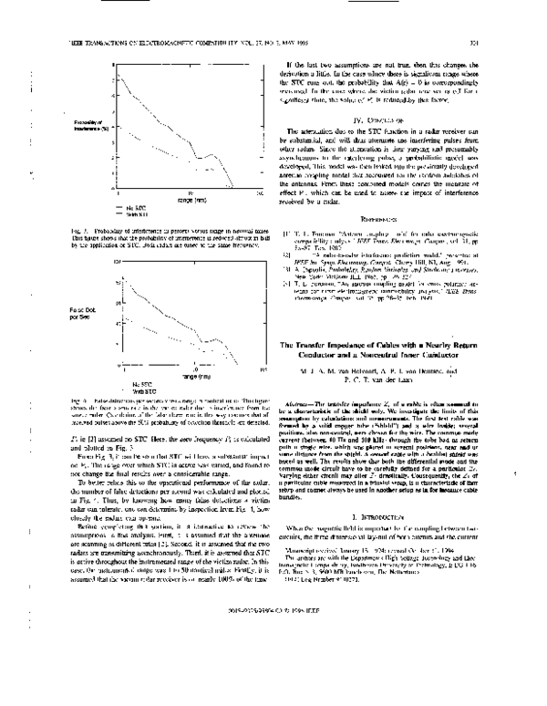 (PDF) The transfer impedance of cables with a nearby return conductor ...