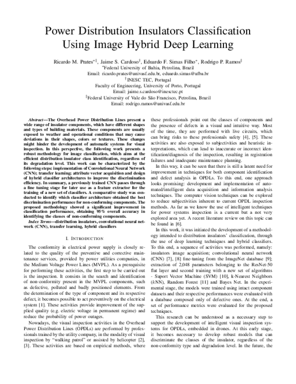 (PDF) Power Distribution Insulators Classification Using Image Hybrid Deep Learning | Ricardo ...