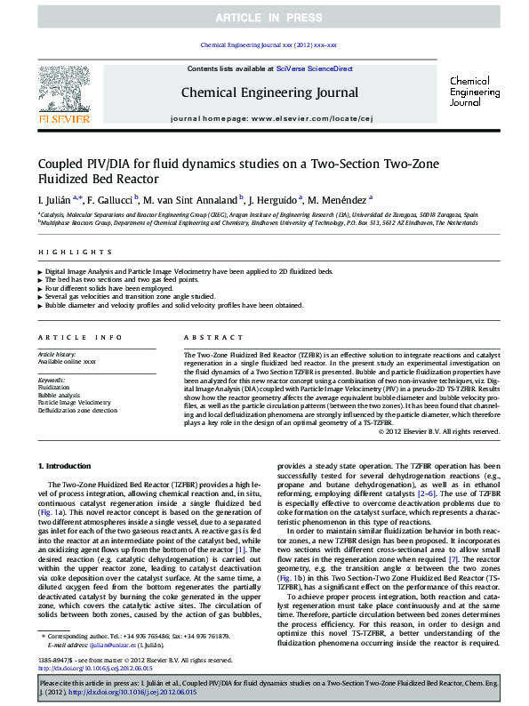 (PDF) Coupled PIV/DIA for fluid dynamics studies on a Two-Section Two ...