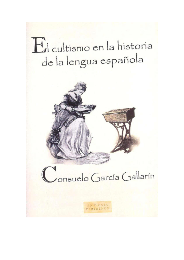 (PDF) EL CULTISMO EN LA HISTORIA DE LA LENGUA ESPAÑOLA