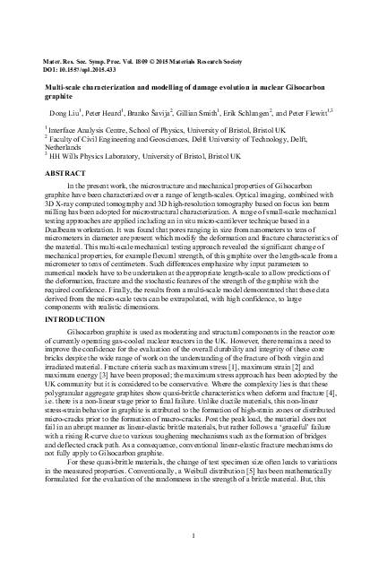 (PDF) Multi-scale Characterization and Modelling of Human Cortical Bone