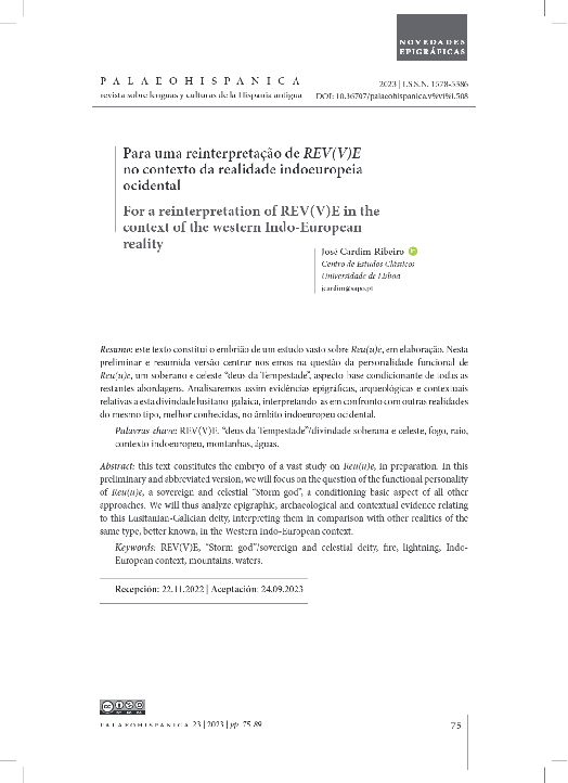 Pdf Para Uma Reinterpretação De Rev V E