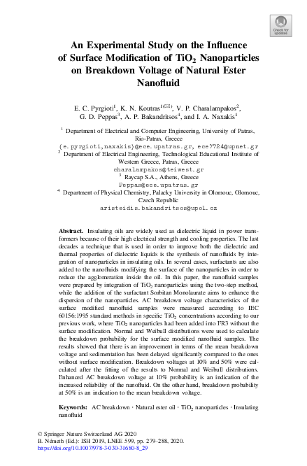 (PDF) An Experimental Study on the Influence of Surface Modification of ...