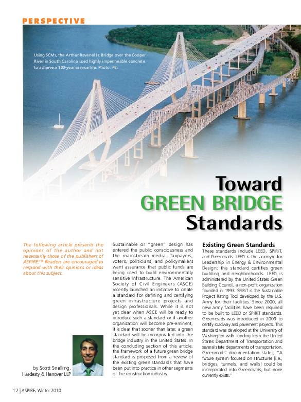 (PDF) Toward Green BridGe Standards