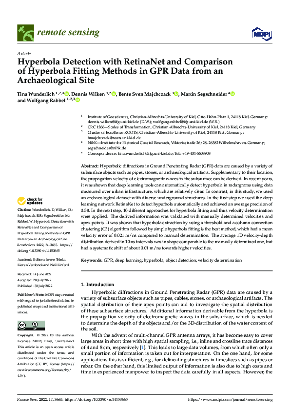 Pdf Hyperbola Detection With Retinanet And Comparison Of Hyperbola