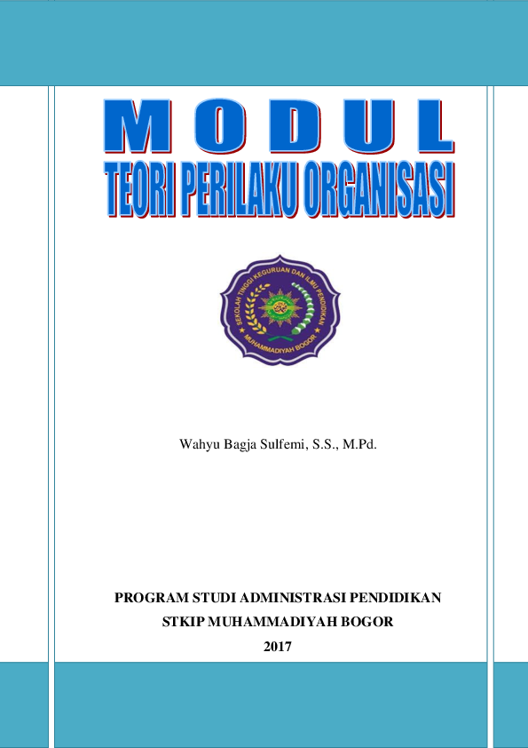 (PDF) Modul Teori Perilaku Organisasi