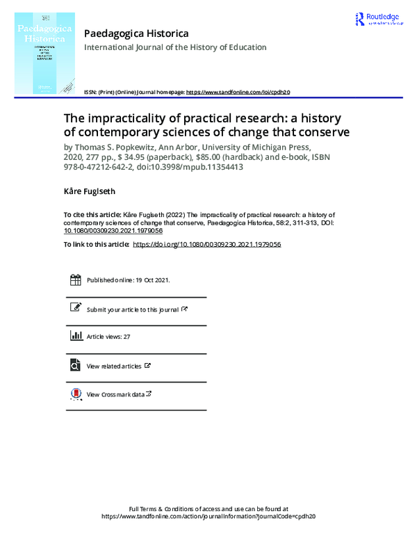 (PDF) The Impracticality of Practical Research
