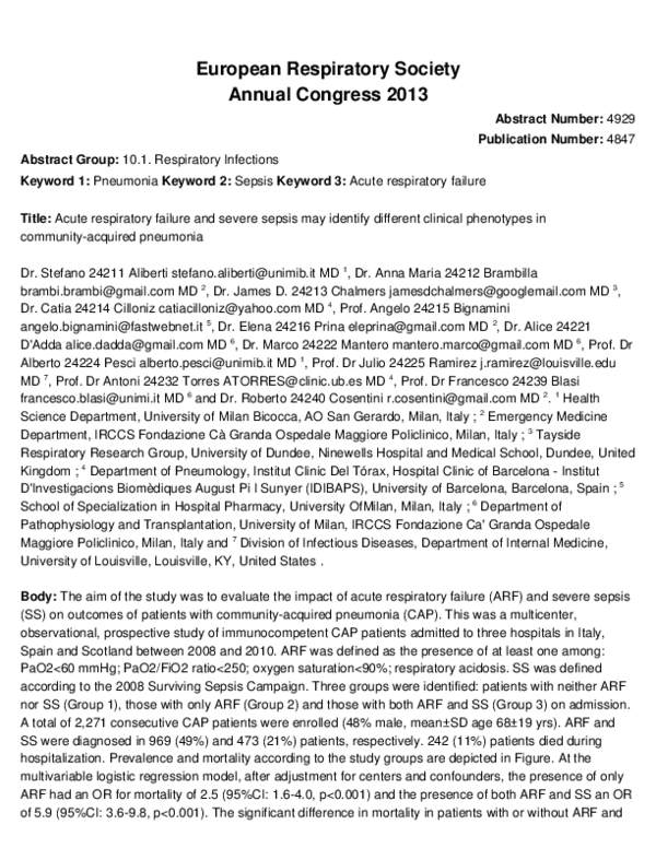 (PDF) Acute respiratory failure and severe sepsis may identify ...
