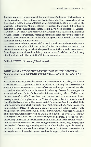 (PDF) Color and Meaning: Practice and Theory in Renaissance Painting