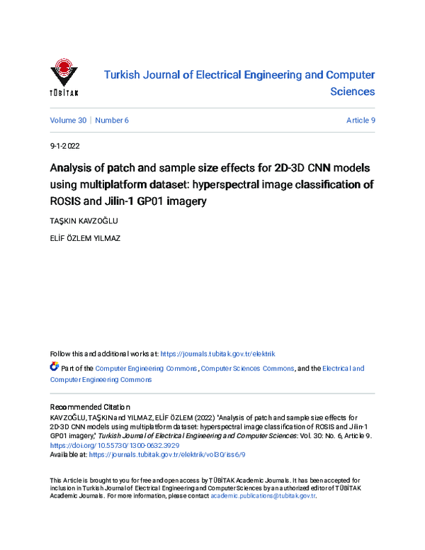 (PDF) Analysis of patch and sample size effects for 2D-3D CNN models ...