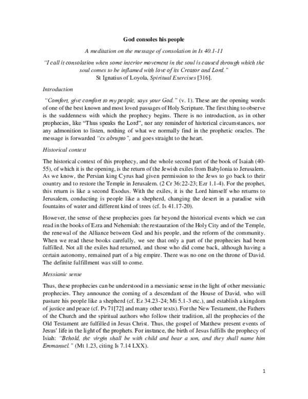 (PDF) God consoles his people