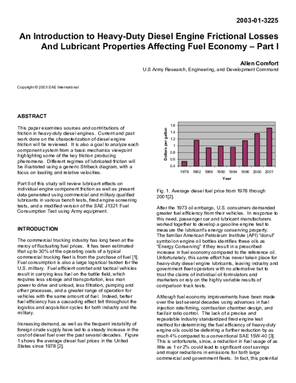 (PDF) An Introduction to Heavy-Duty Diesel Engine Frictional Losses And ...