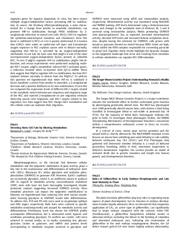 (PDF) The Sanger Mouse Genetics Project: Understanding Neonatal Lethality