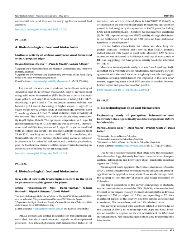 (PDF) Inulinase activity of soybean and yacon meal fermented with ...