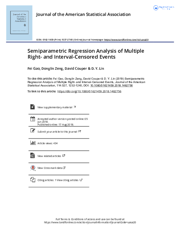 (PDF) Semiparametric Regression Analysis of Multiple Right- and ...