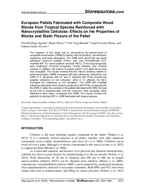 (PDF) European pallets fabricated with composite wood blocks from ...