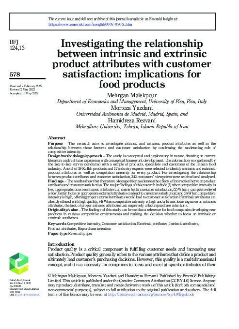 (PDF) Investigating the relationship between intrinsic and extrinsic ...