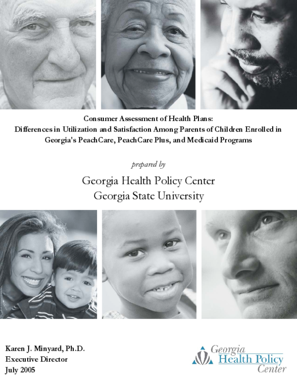 (PDF) Consumer Assessment of Health Plans: Differences in Utilization ...