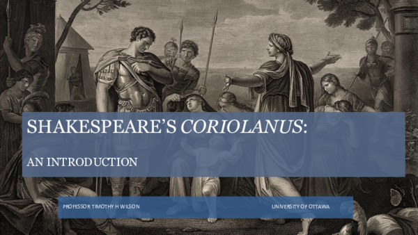 (PDF) SHAKESPEARE'S CORIOLANUS: AN INTRODUCTION