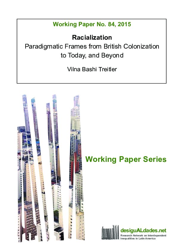 (PDF) Paradigmatic Frames from British Colonization to Today, and Beyond