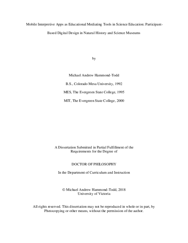 (PDF) Mobile interpretive apps as educational mediating tools in ...