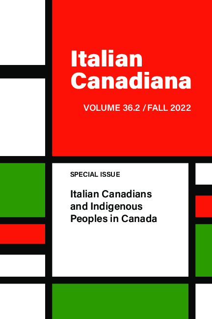 (PDF) A Didactic Shift: Indigenous Studies Teaches an Italian Canadian ...