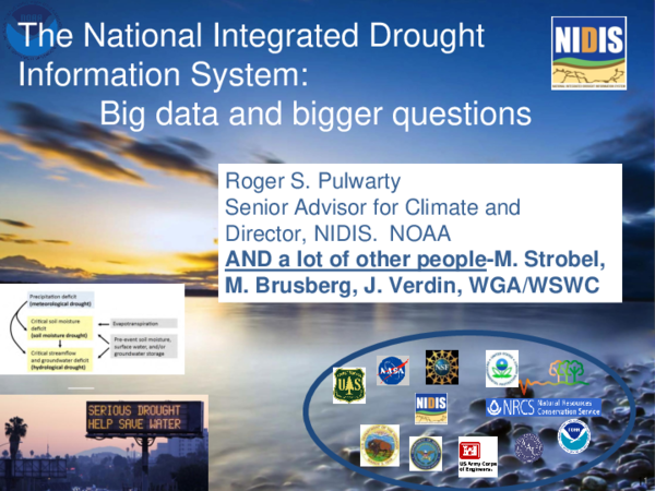 (PDF) The National Integrated Drought Information System: Big data and ...