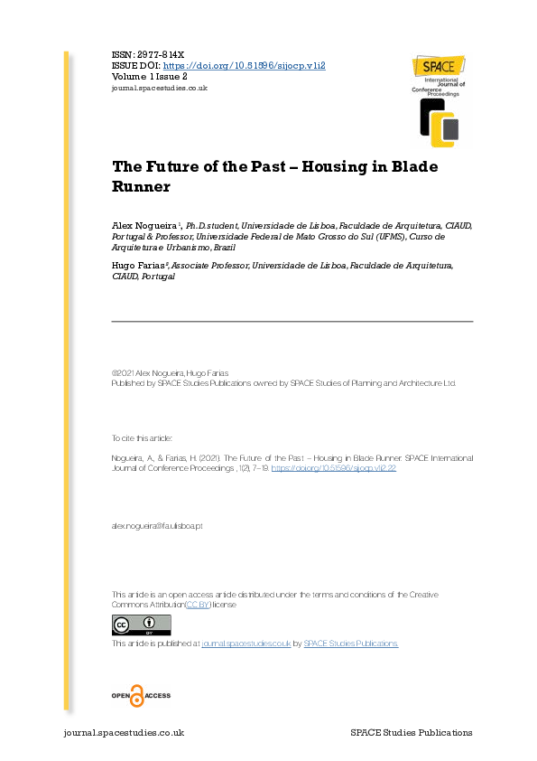(PDF) The Future of the Past – Housing in Blade Runner