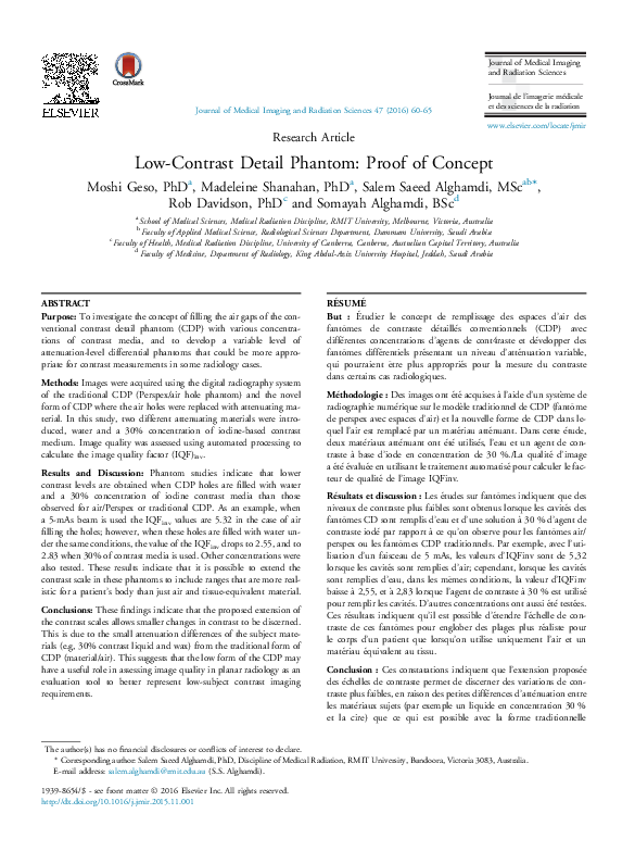 (PDF) Low-Contrast Detail Phantom: Proof of Concept