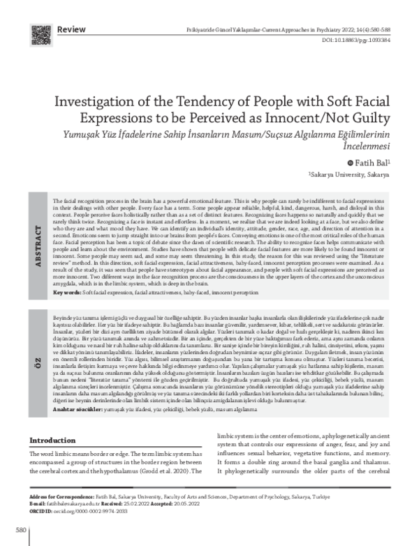 (PDF) Investigation of the Tendency of People with Soft Facial ...