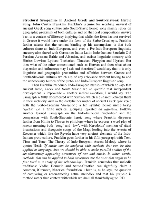 (DOC) Richard Dumbrill's review of: John Curtis Franklin, Structural ...