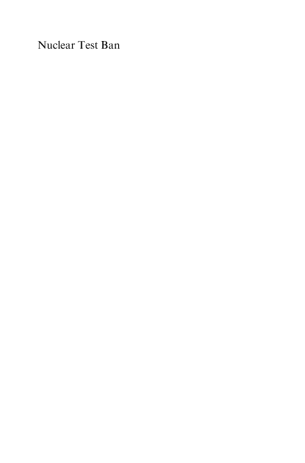 (PDF) Nuclear Test Ban