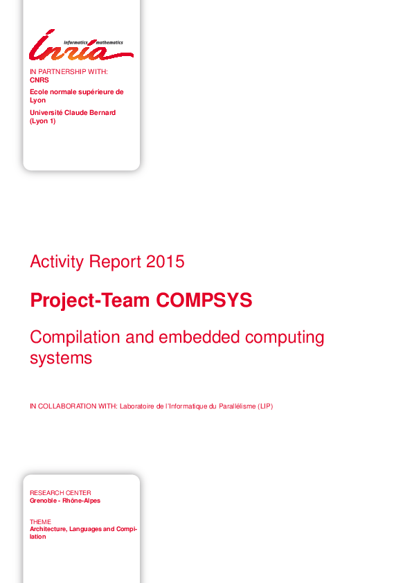 (PDF) Compilation and Embedded Computing Systems