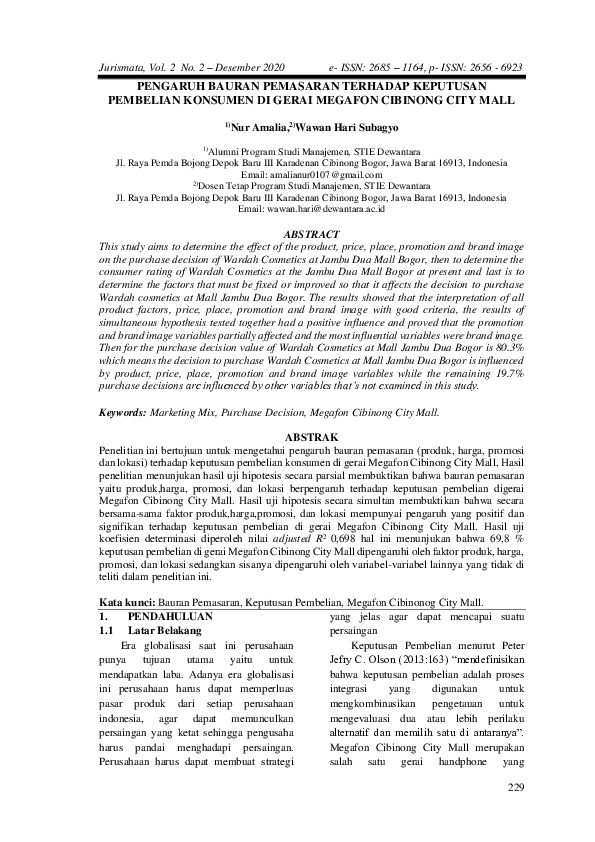 (PDF) EVALUASI BIAYA STANDAR DALAM PENGENDALIAN BIAYA PRODUKSI PADA PT ...