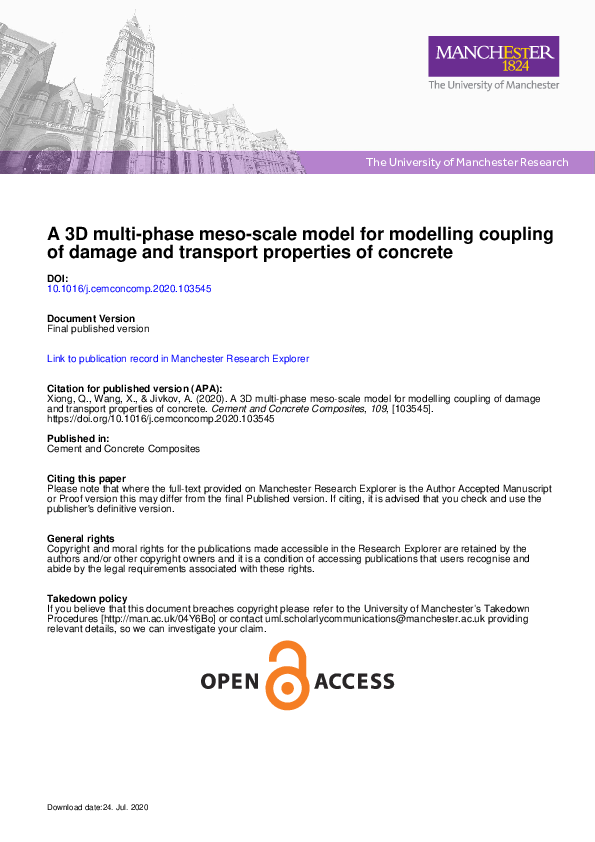 (PDF) A 3D multi-phase meso-scale model for modelling coupling of ...