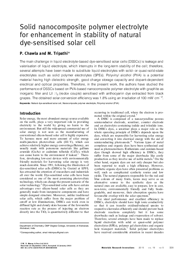 Pdf Solid Nanocomposite Polymer Electrolyte For Enhancement In
