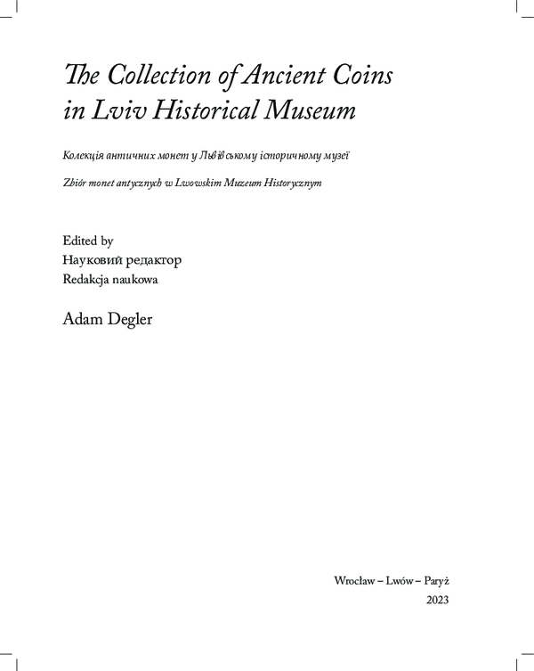 (PDF) Myzgin K. 2023. The hoard from Oliiv, in: A. Degler (ed.), The ...
