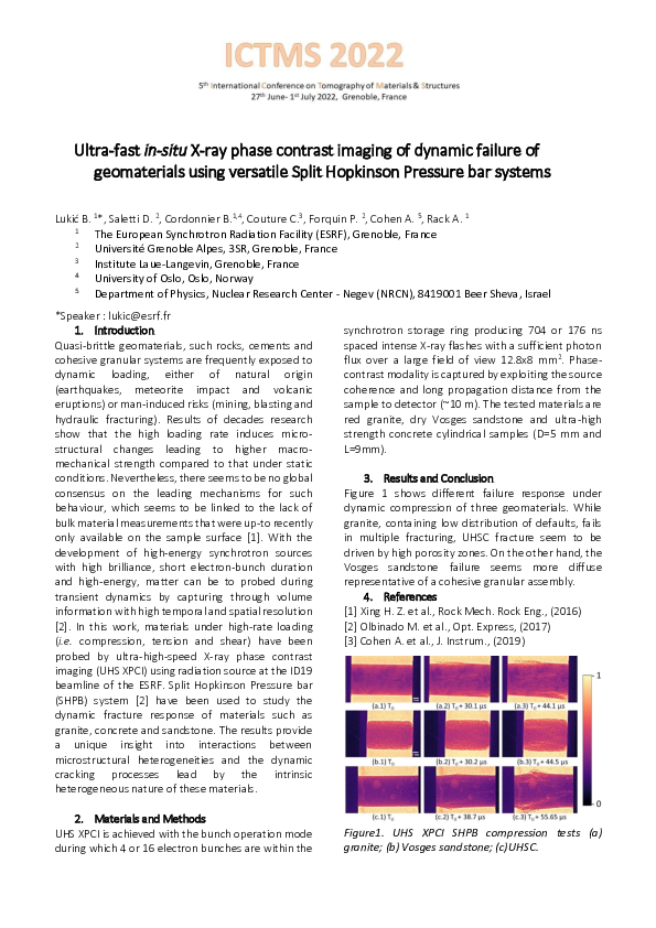 (PDF) Ultra-fast in-situ X-ray phase contrast imaging of dynamic failure of geomaterials using ...