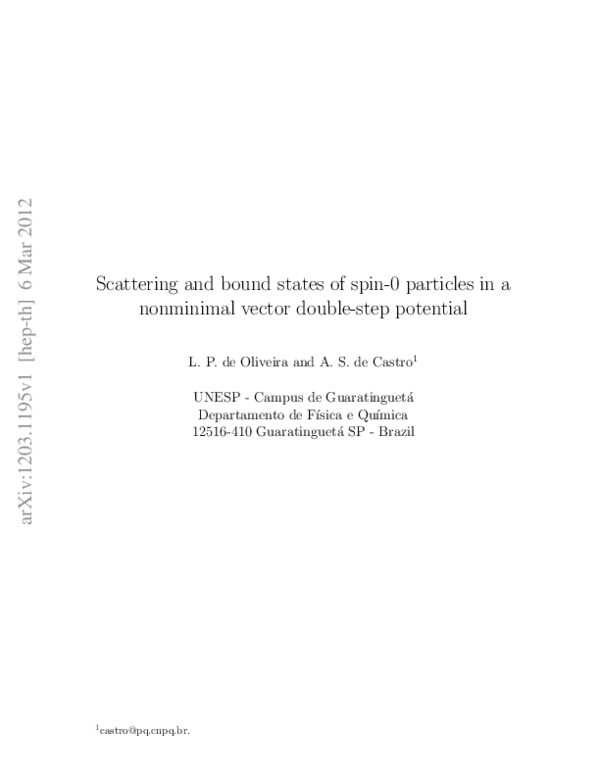 (PDF) Scattering and bound states of spin-0 particles in a nonminimal ...