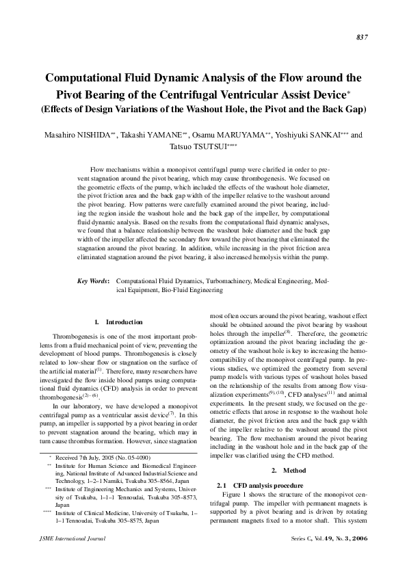 Pdf Computational Fluid Dynamic Analysis Of The Flow Around A Propeller Blade Of Multirotor 2331
