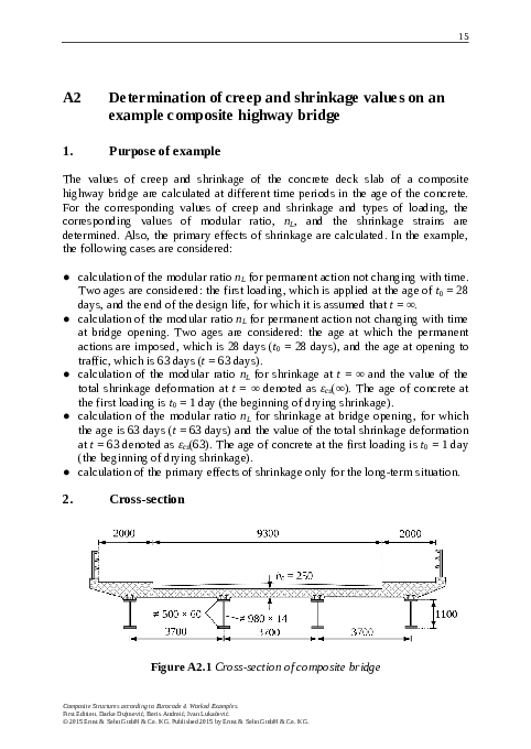 (PDF) Composite Structures according to Eurocode 4: Worked Examples
