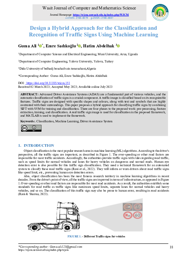 (PDF) Design a Hybrid Approach for the Classification and Recognition ...