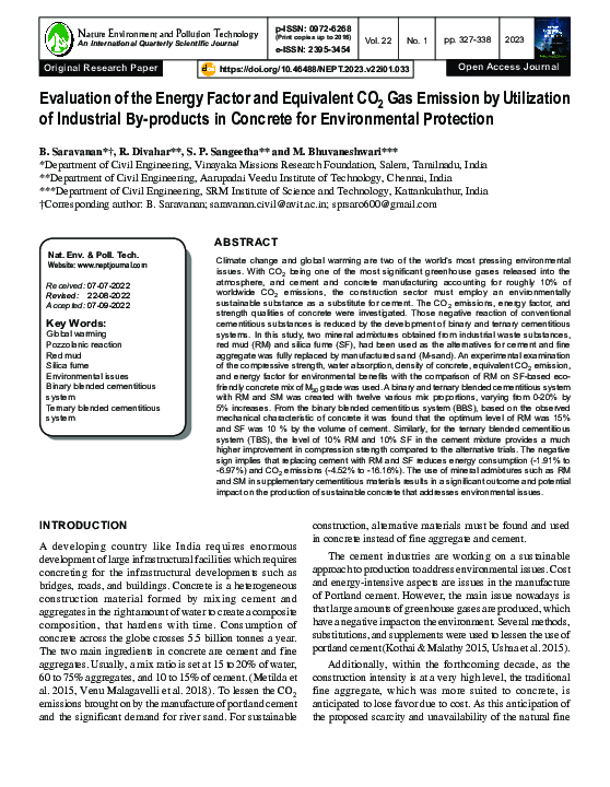(PDF) Evaluation of the Energy Factor and Equivalent CO2 Gas Emission ...