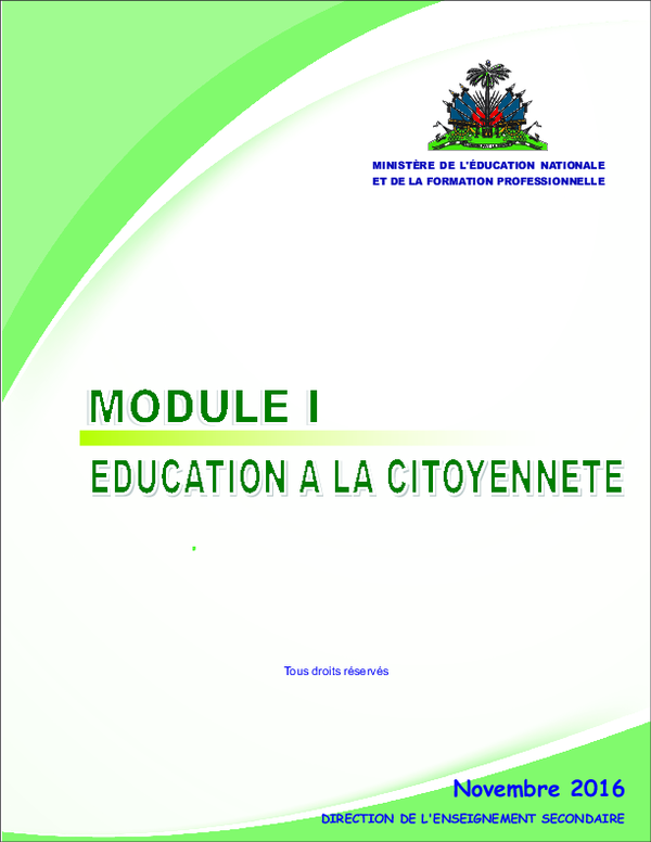 (PDF) Education a la citoyennete Nouveau Secondaire I II III IV