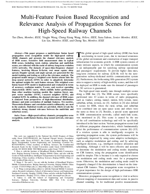 (PDF) Multi-Feature Fusion Based Recognition and Relevance Analysis of Propagation Scenes for ...
